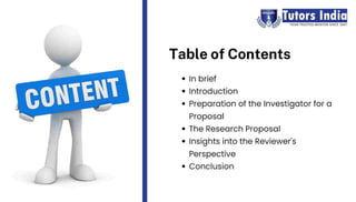 Writing A Research Proposals Effectively in Medical Science – Tutors ...