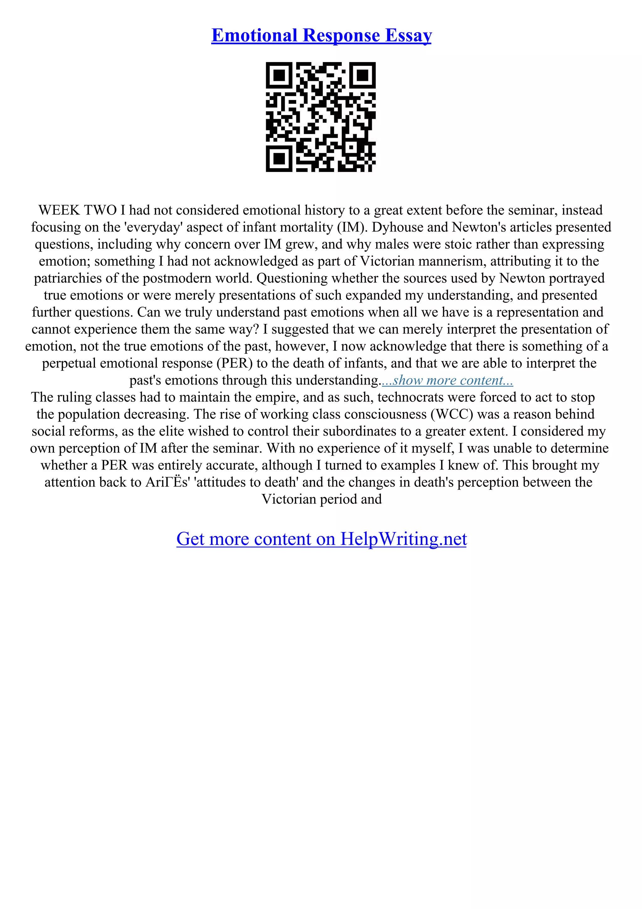 How To Write Response Essay | PDF