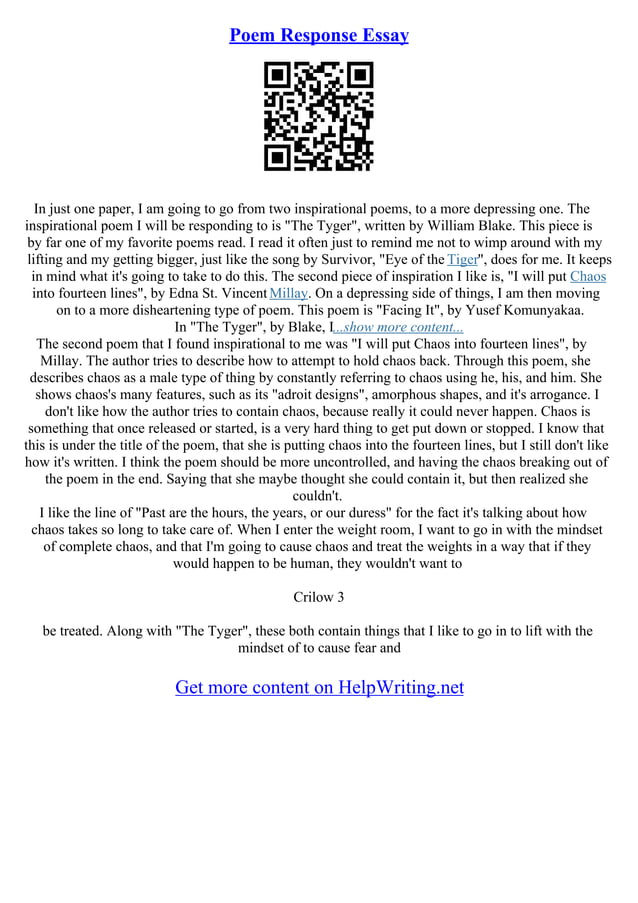 How To Write Response Essay Pdf