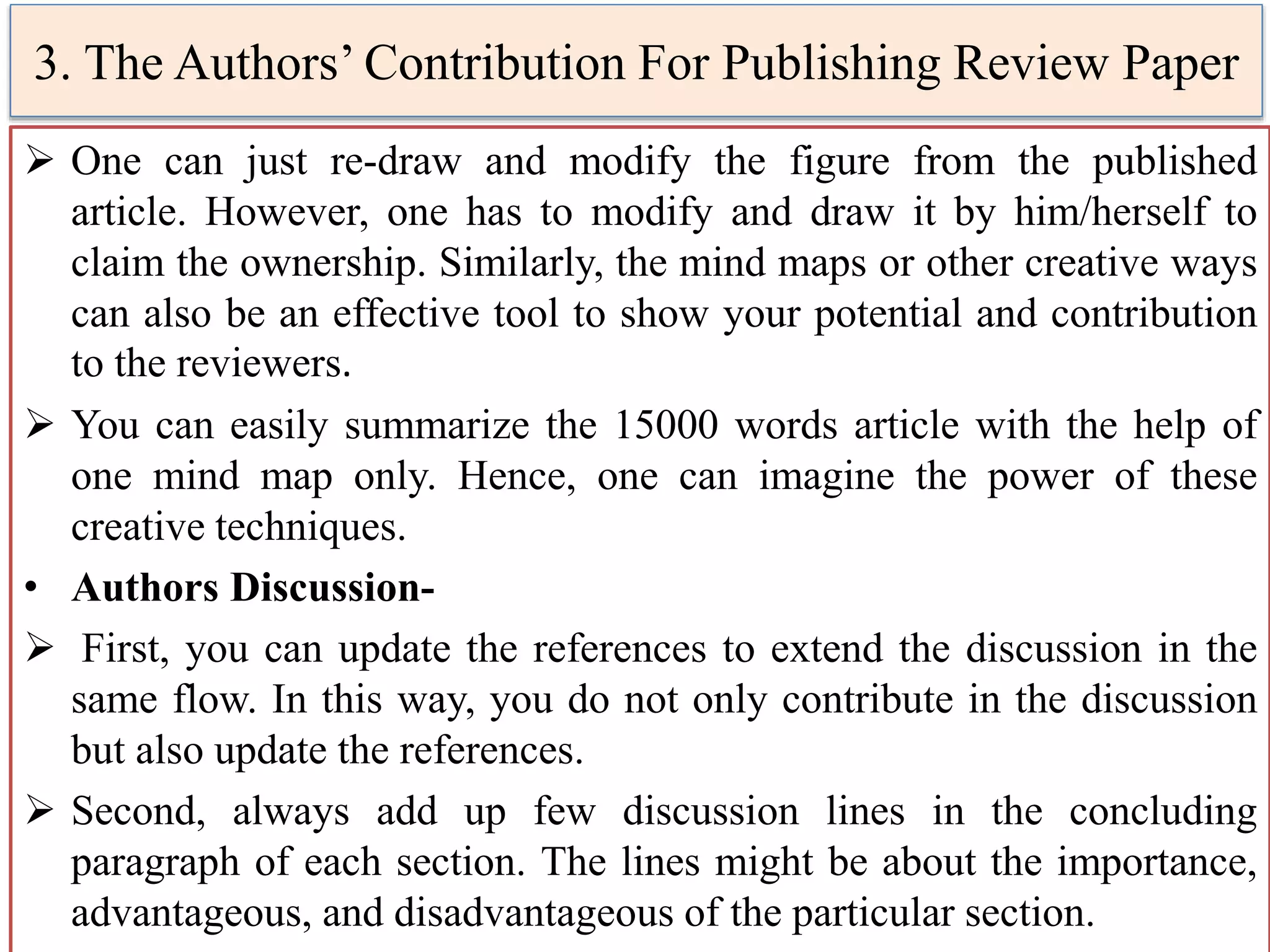 How to write review article ppt | PPTX