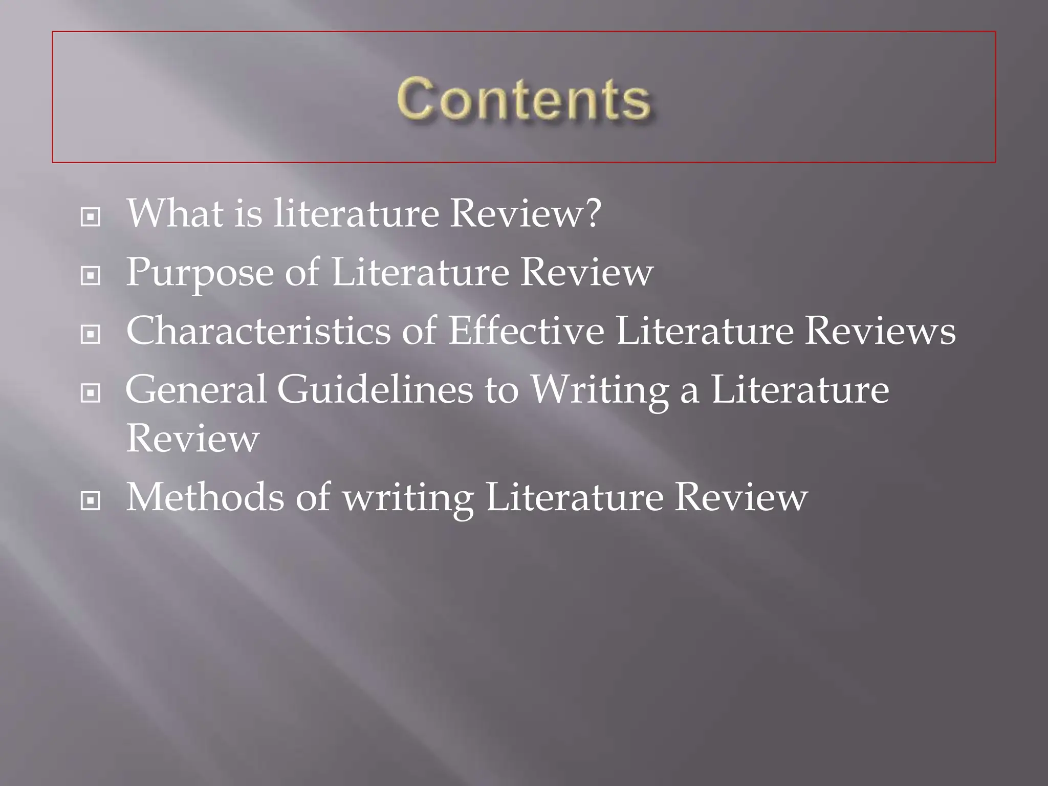 How to write review of literature research.pptx