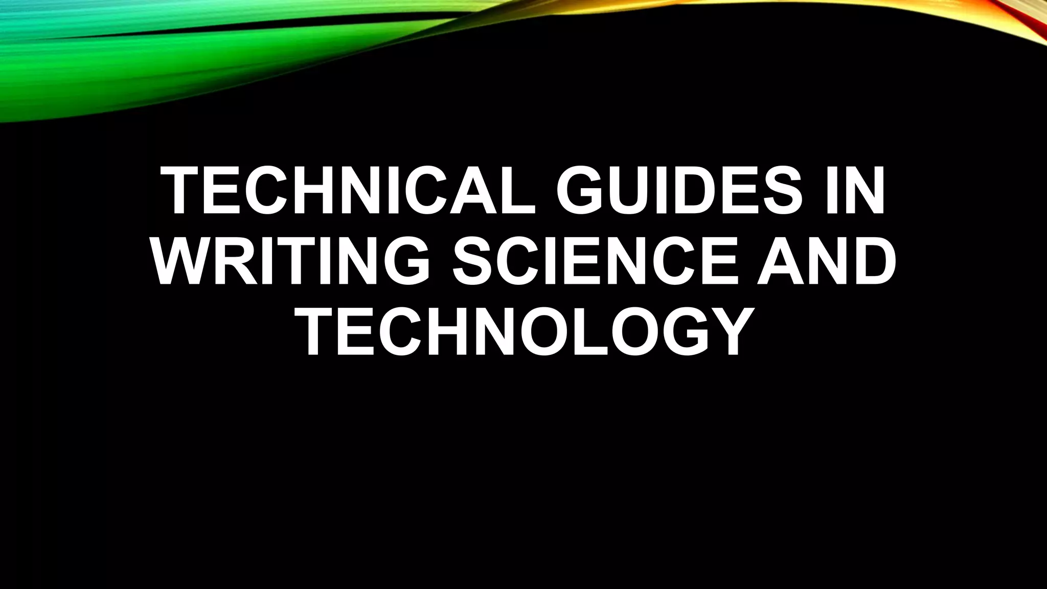 how to write sci-tech.pptx | Science