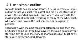 How to write Science news and feature.pptx
