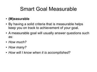How To Write SMART Goals | ODP