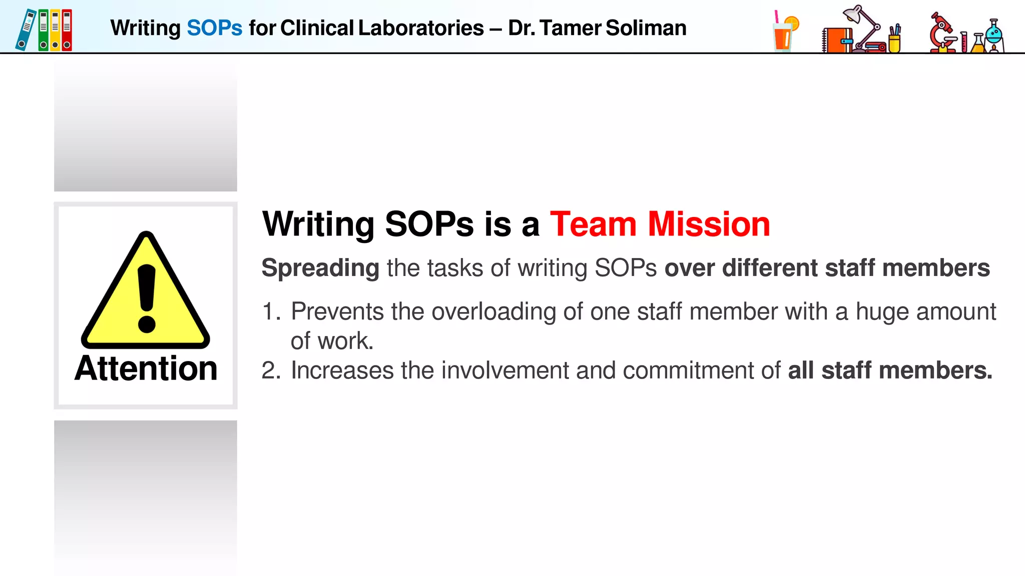 How to write Standard Operating Procedures (SOPs) for clinical laboratories - 1 of 4 | PDF