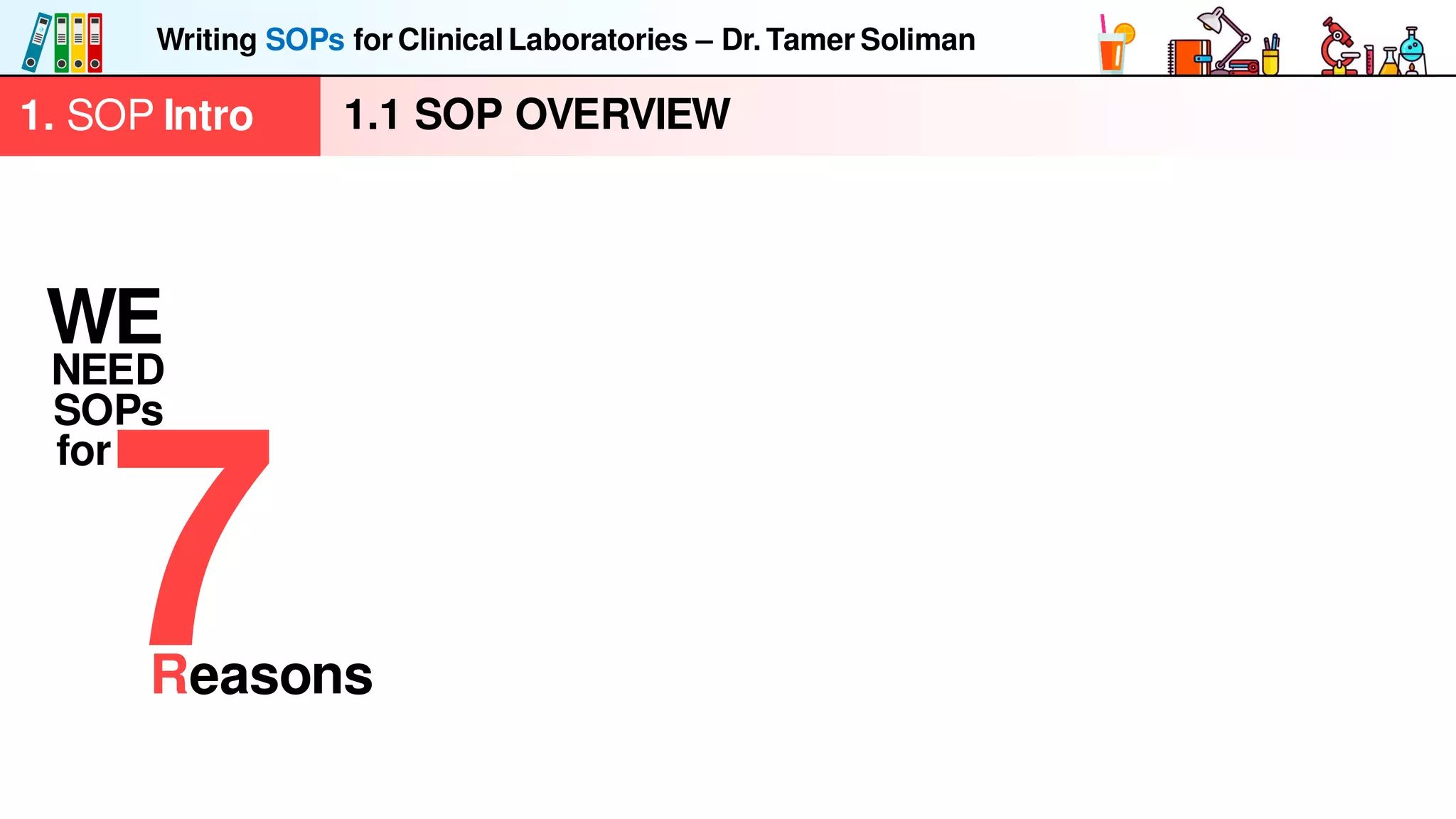 How to write Standard Operating Procedures (SOPs) for clinical laboratories - 1 of 4 | PDF