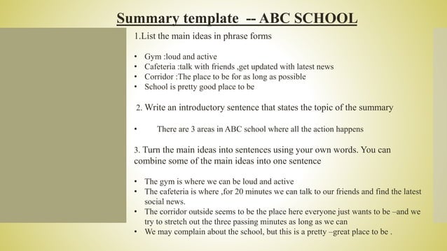 How to write summary.pptx