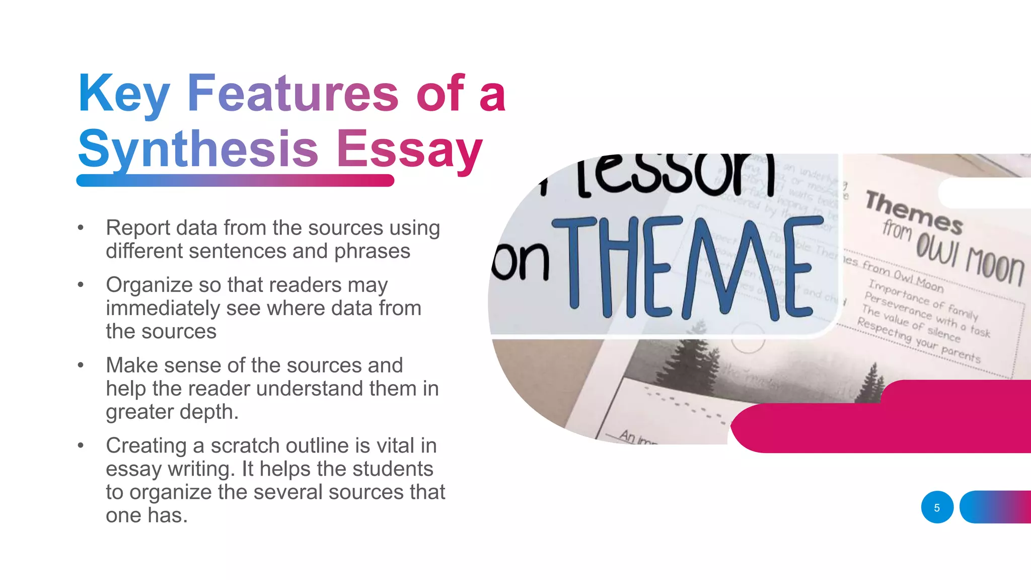 How to write synthesis essay | PPTX