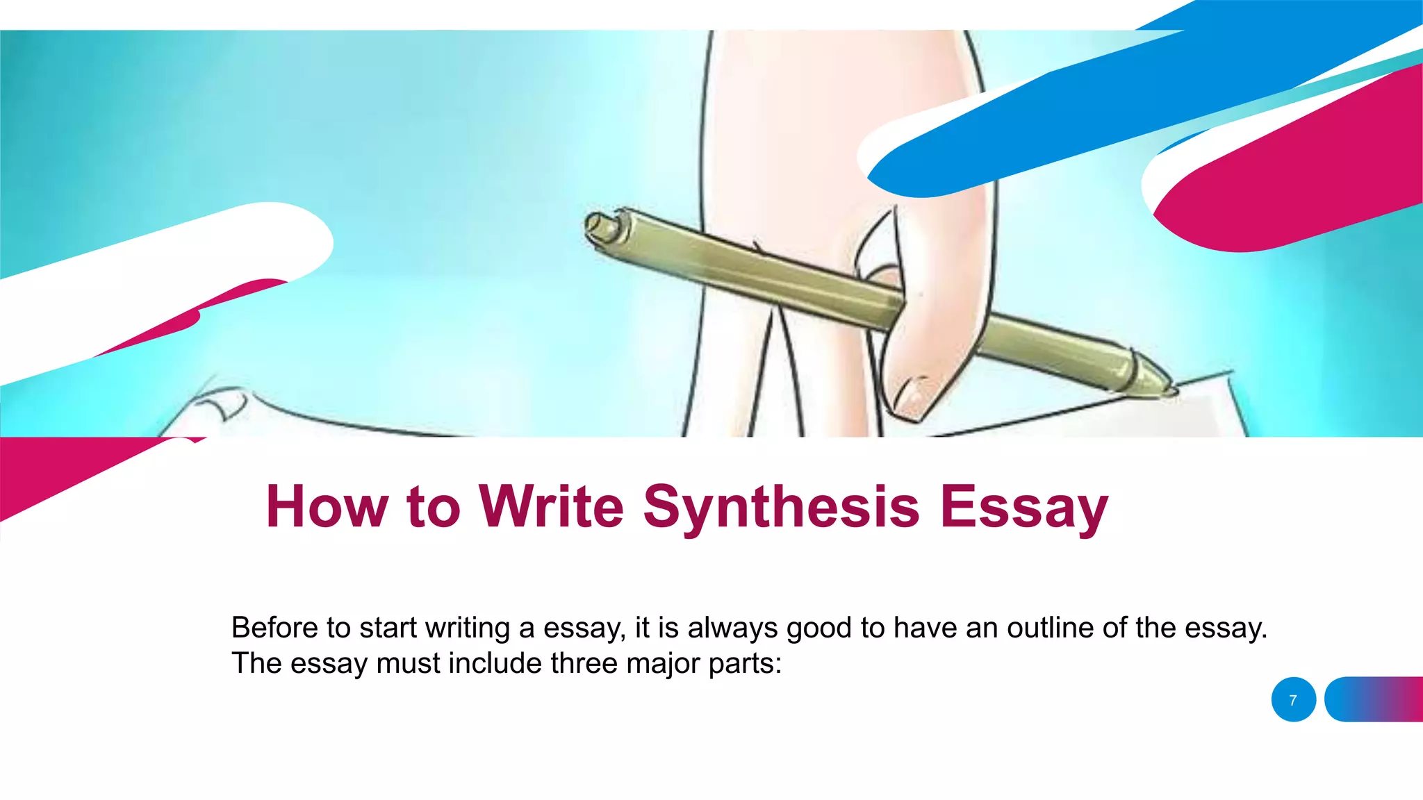 How to write synthesis essay | PPTX