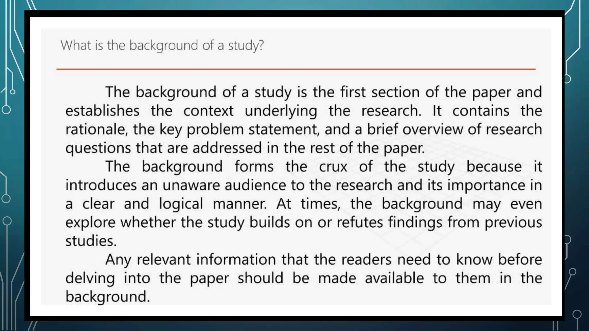 HOW TO WRITE THE BACKGROUND OF THE STUDY.pptx