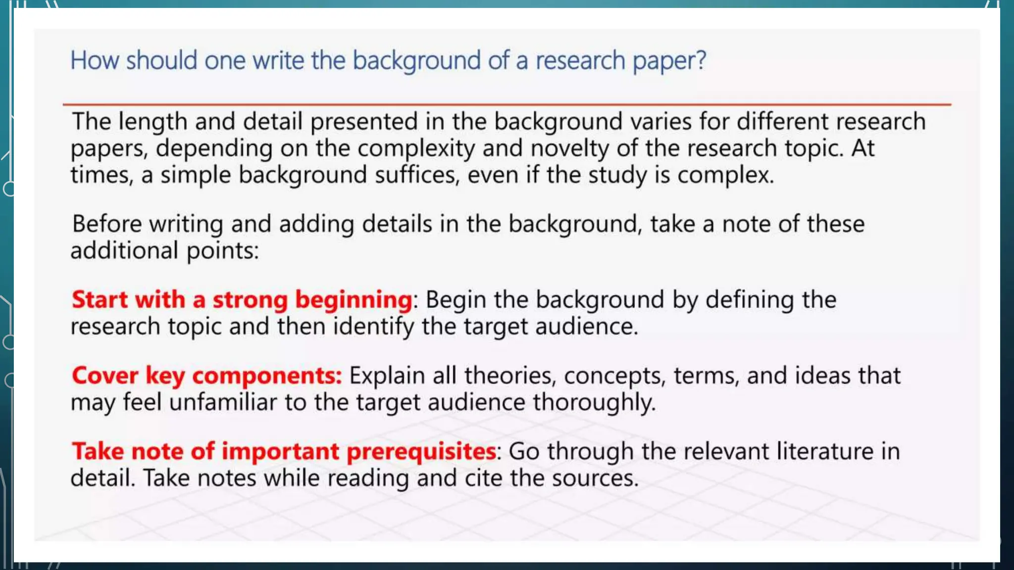 HOW TO WRITE THE BACKGROUND OF THE STUDY.pptx