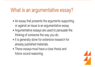 How To Write The Conclusion Of An Argumentative Essay | PDF