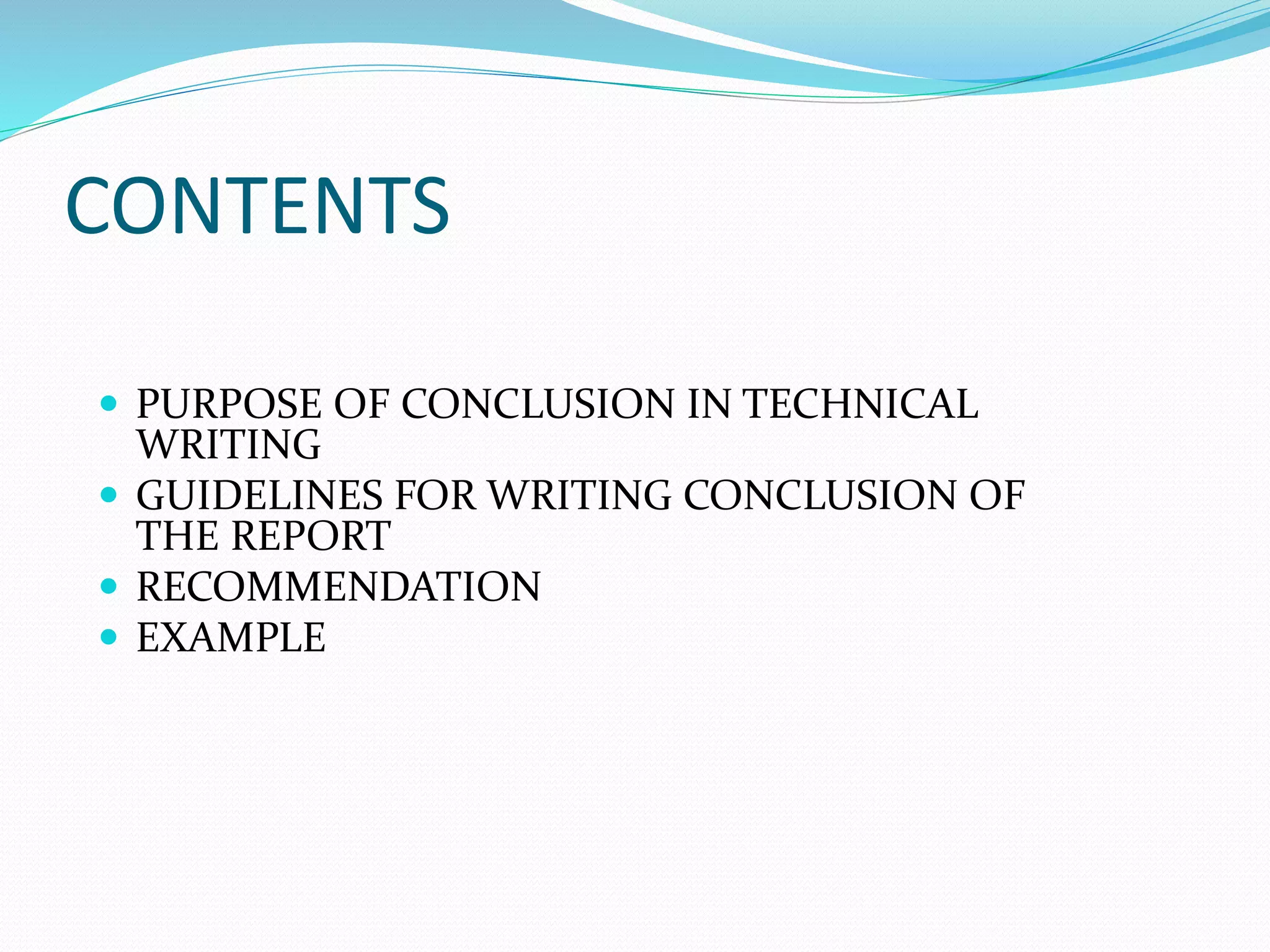 HOW TO WRITE THE CONCLUSION OF THE TECHNICAL.pptx