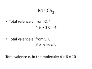 Electron Dot Structure For Cs2