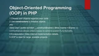How to Write the Perfect PHP Script for Your Web Development Class | PDF