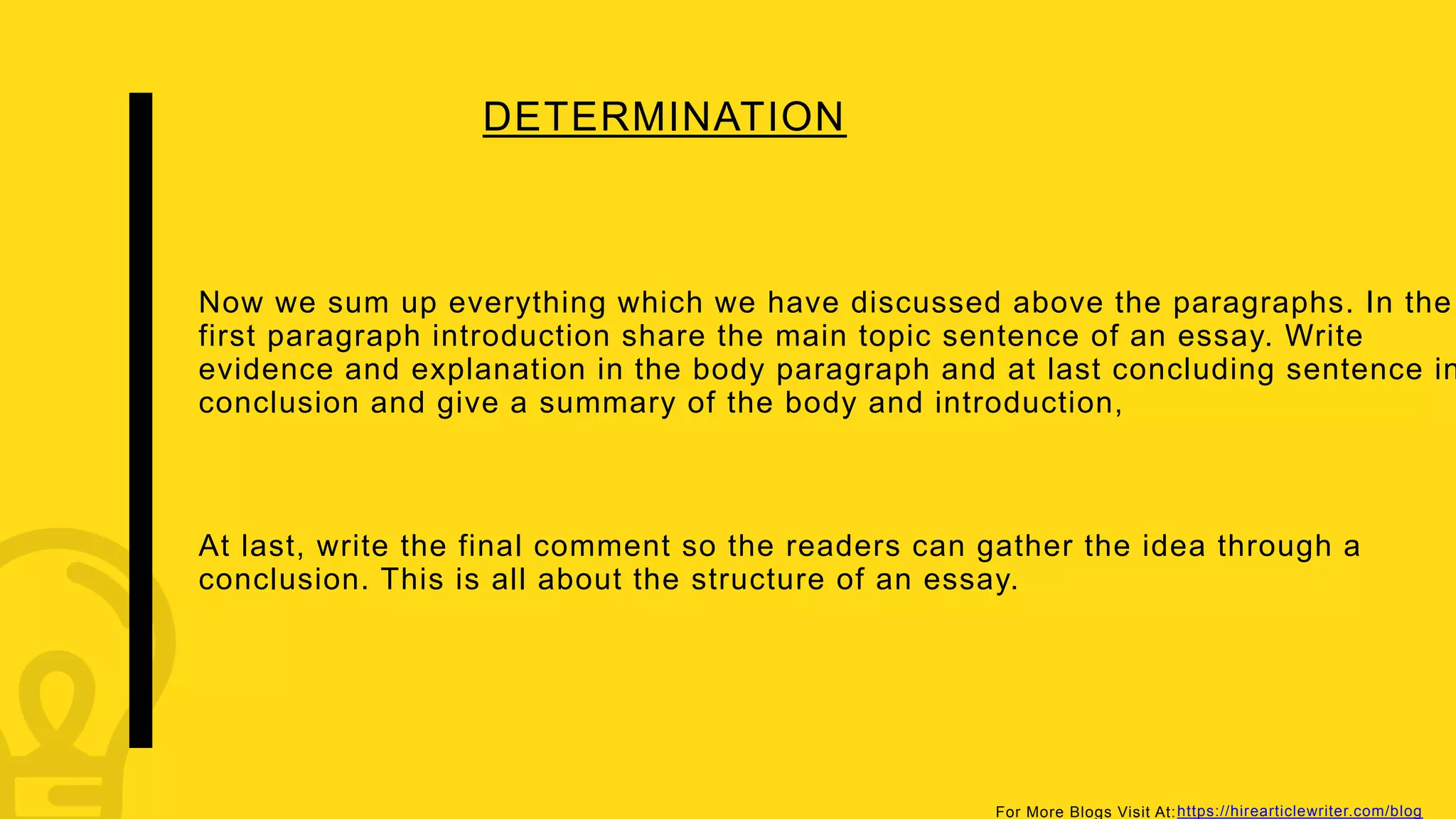 How to write the prompt structure of an essay | PPT