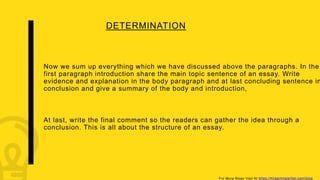 How to write the prompt structure of an essay | PPT