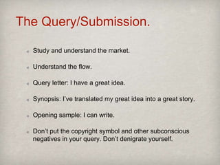 How to Write the Query and Synopsis | PPTX
