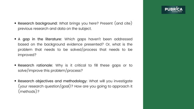 How to write the rationale for research? | PDF | Publishing Industry ...