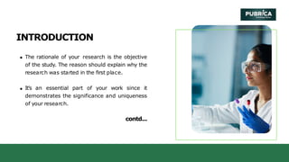 How to write the rationale for research? | PPTX