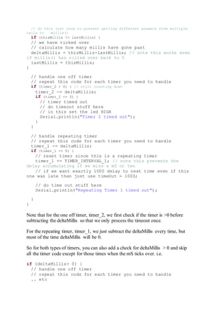 How to write timings and delays | PDF