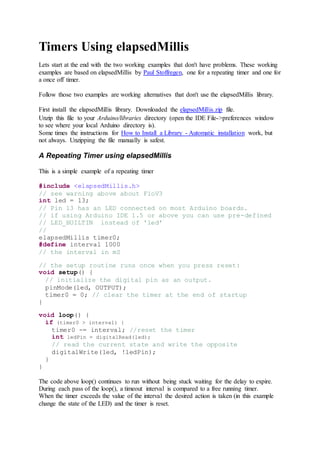 How to write timings and delays | PDF