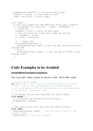 How to write timings and delays | PDF