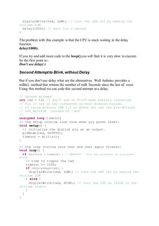How to write timings and delays | PDF