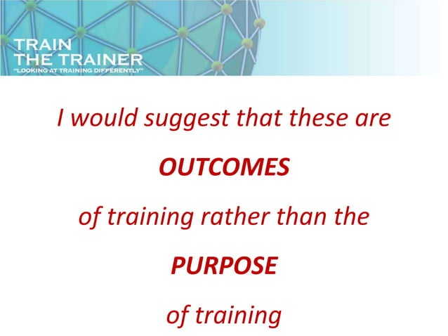 How to write training objectives | PPTX | Education