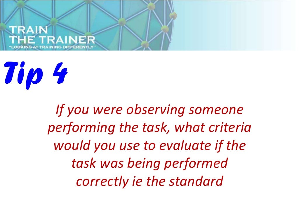 How to write training objectives