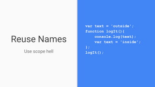How to write unmaintainable code | PPTX