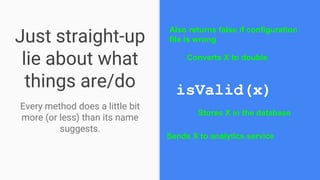 How to write unmaintainable code | PPTX