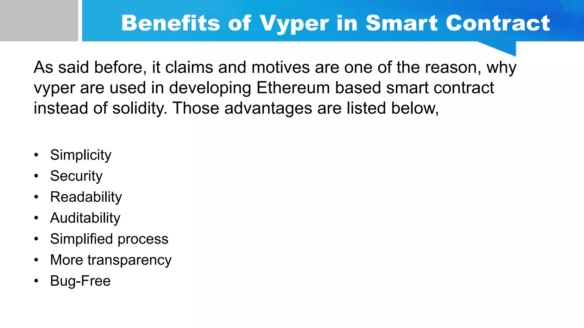 How to write upgradable smart contract in vyper | PPT