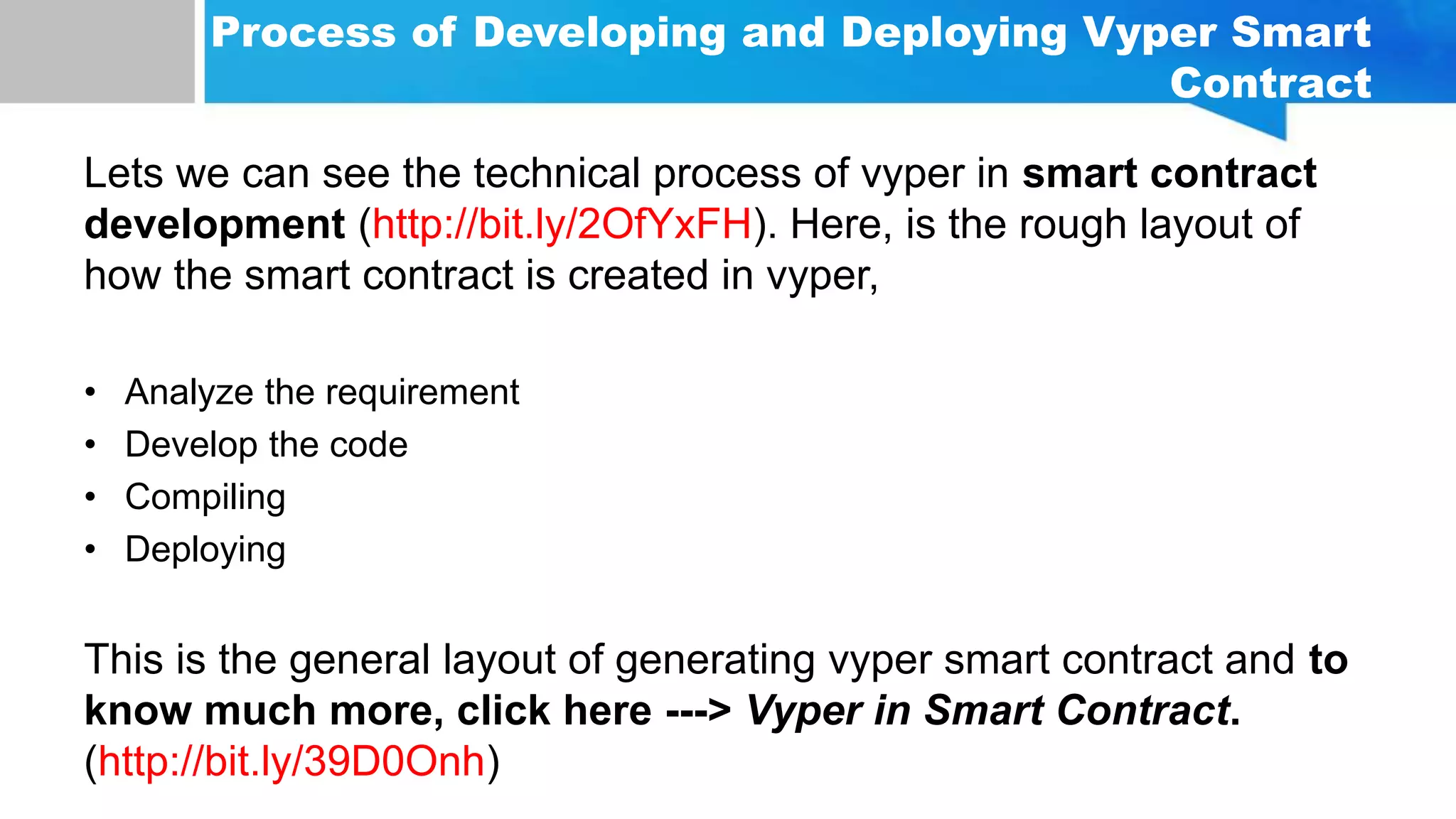 How To Write Upgradable Smart Contract In Vyper Ppt