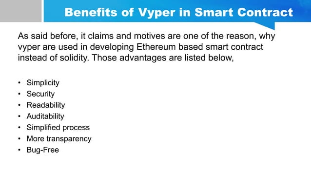 How To Write Upgradable Smart Contract In Vyper Ppt