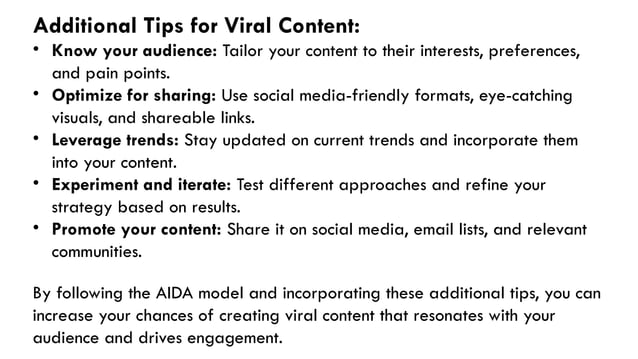 How to Write Viral Content - AIDA Model PAS - BAB - QUEST - FAB FORMULA ...
