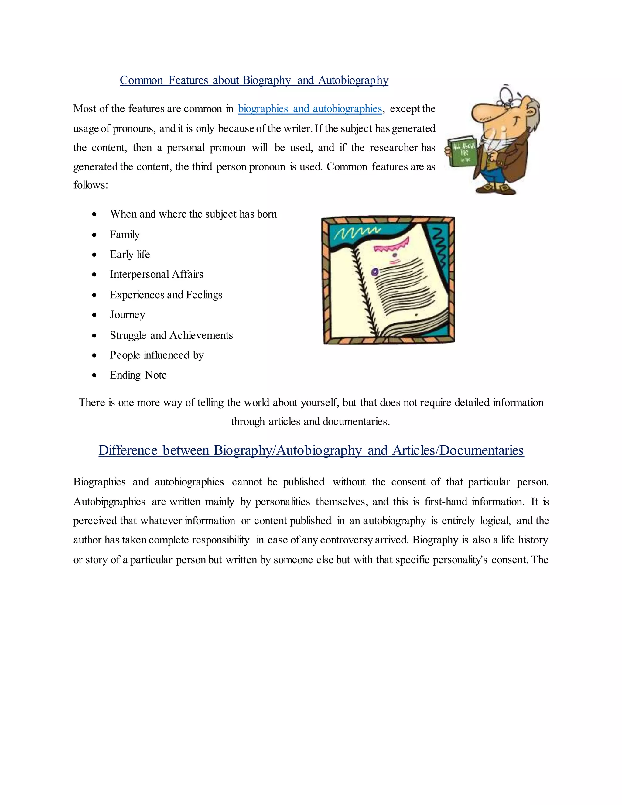 Words to describe yourself “About Me” | Essay Writing | DOCX