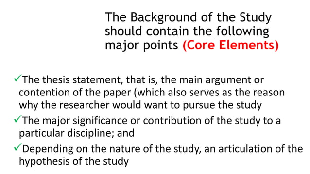How to write your Background of the Study.pptx | Educational Assessment ...