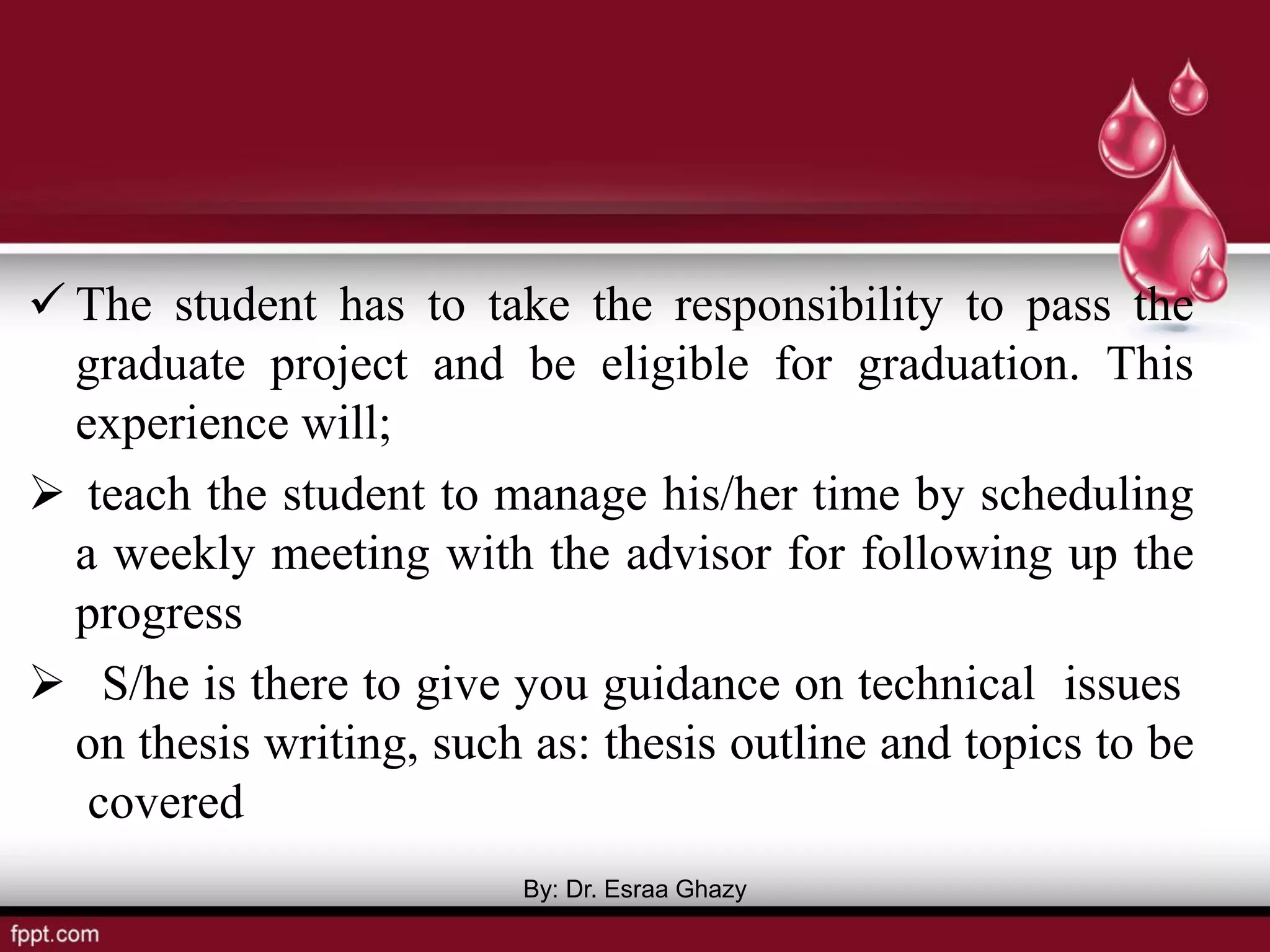 How to write your Graduation Project | PDF