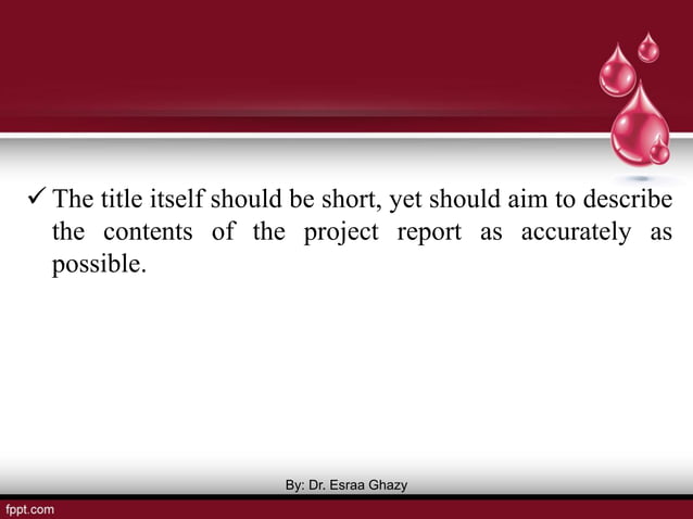 How to write your Graduation Project | PDF