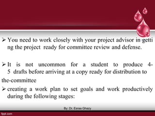 How to write your Graduation Project | PDF