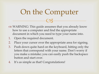 How to Write Your Name | PPTX