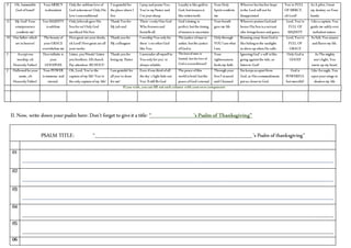 How to write your own psalms | DOCX
