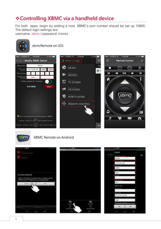 Installing and Using XBMC | PDF | Operating Systems | Computer Software and Applications