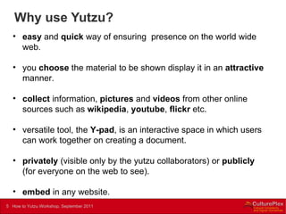 How to yutzu workshop | PPT