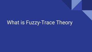2016 NCLC-How trace theory affects chinese language learning | PPT