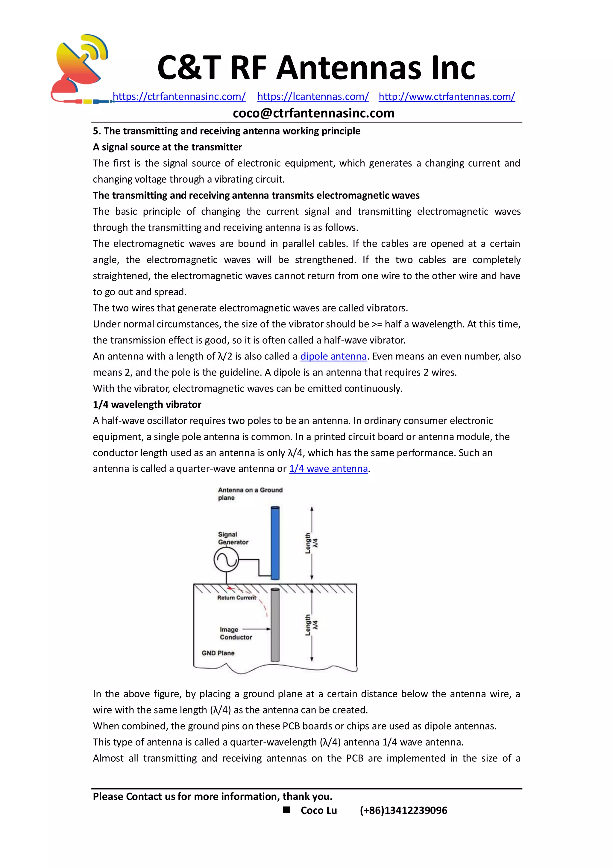 How Transmitting And Receiving Antenna Works? | PDF