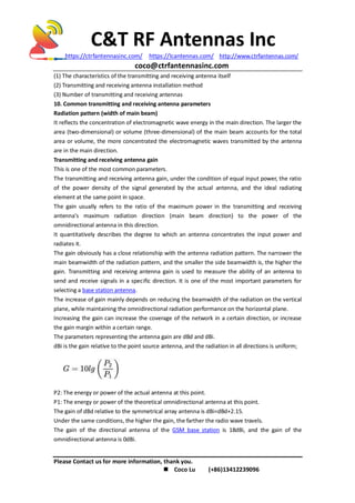 How Transmitting And Receiving Antenna Works? | PDF