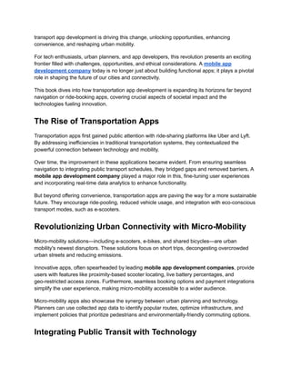 How Transport App Development is Revolutionizing Travel.pdf