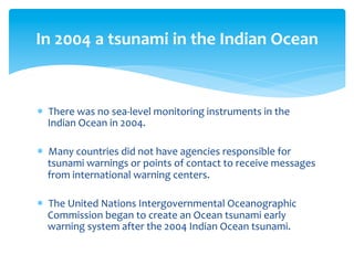 How tsunami warning system | PDF | Geology | Science